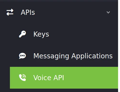 Voxtelesys | Voice API Basic Setup | Voxtelesys